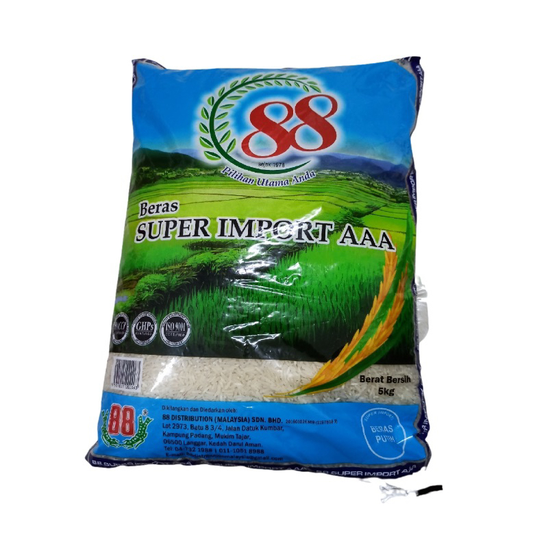 beras 88 AAA 5kg ( harga offer ) | Shopee Malaysia