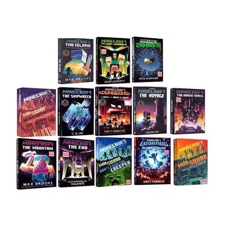 An official Minecraft Novel 13 BOOKS SET | Shopee Malaysia