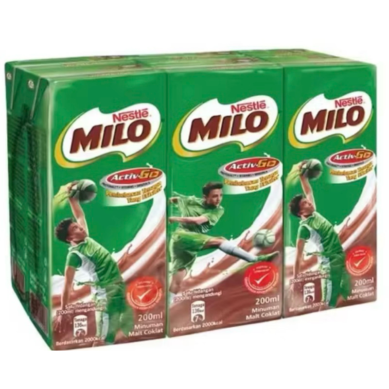 Nestle Milo Kotak 6x200ml | Shopee Malaysia
