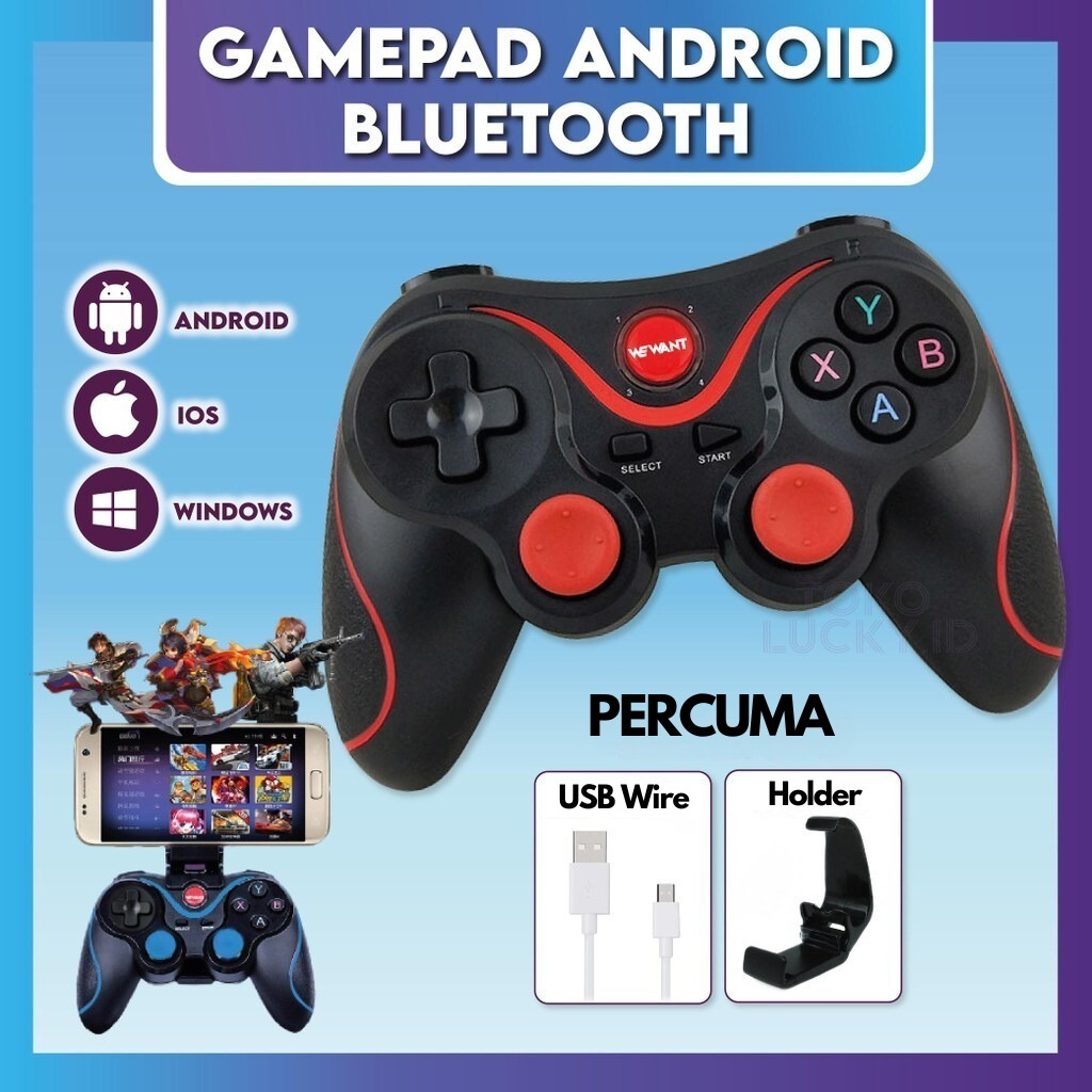 X3 Controller Gamepad Wireless Gaming Joystick Joypad Bluetooth for ...