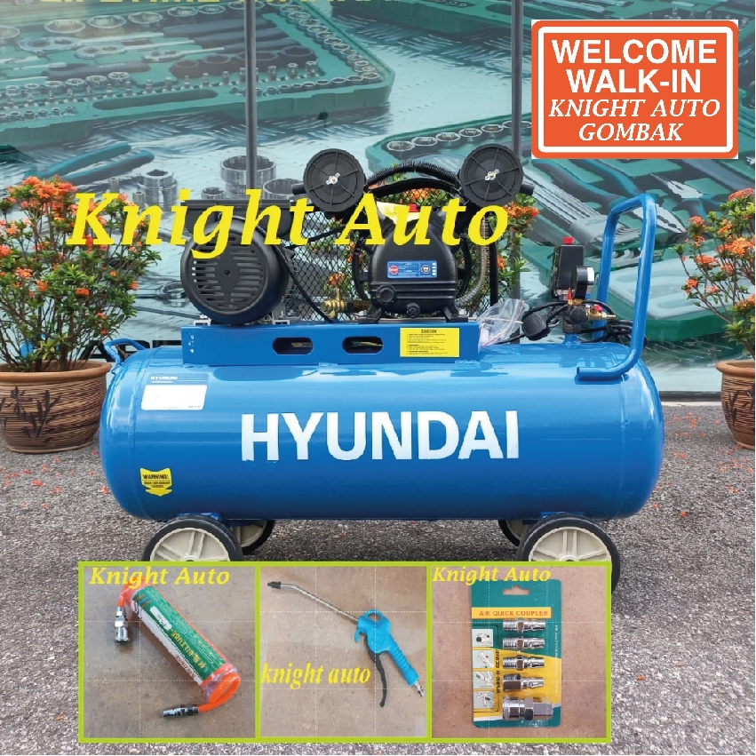 FREE GIFT SUPER DEAL HYUNDAI HD100AC 2HP 100L Air Compressor ID32186 | Shopee Malaysia