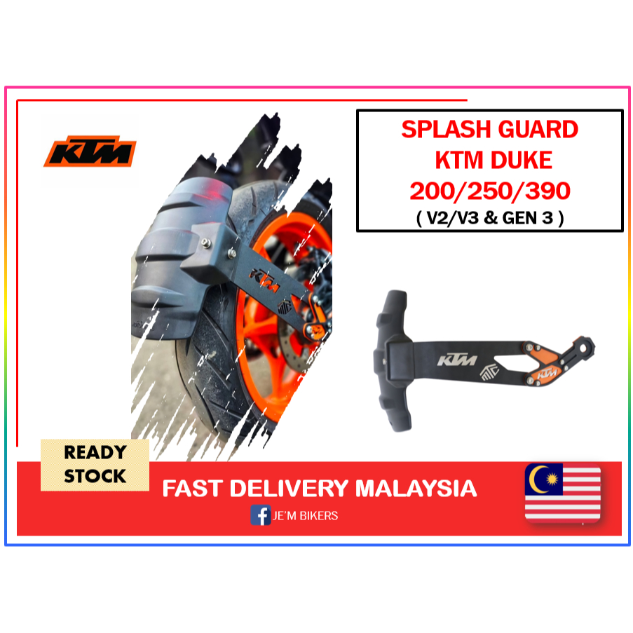 SPLASH GUARD KTM DUKE/RC 200/250/390 (V1/V2/V3 & GEN 3) | Shopee Malaysia
