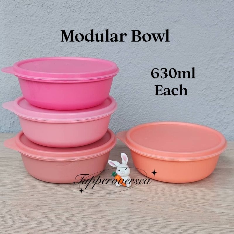 Tupperware Modular Bowl 630ml (2 PCS / 4 PCS) | Shopee Malaysia