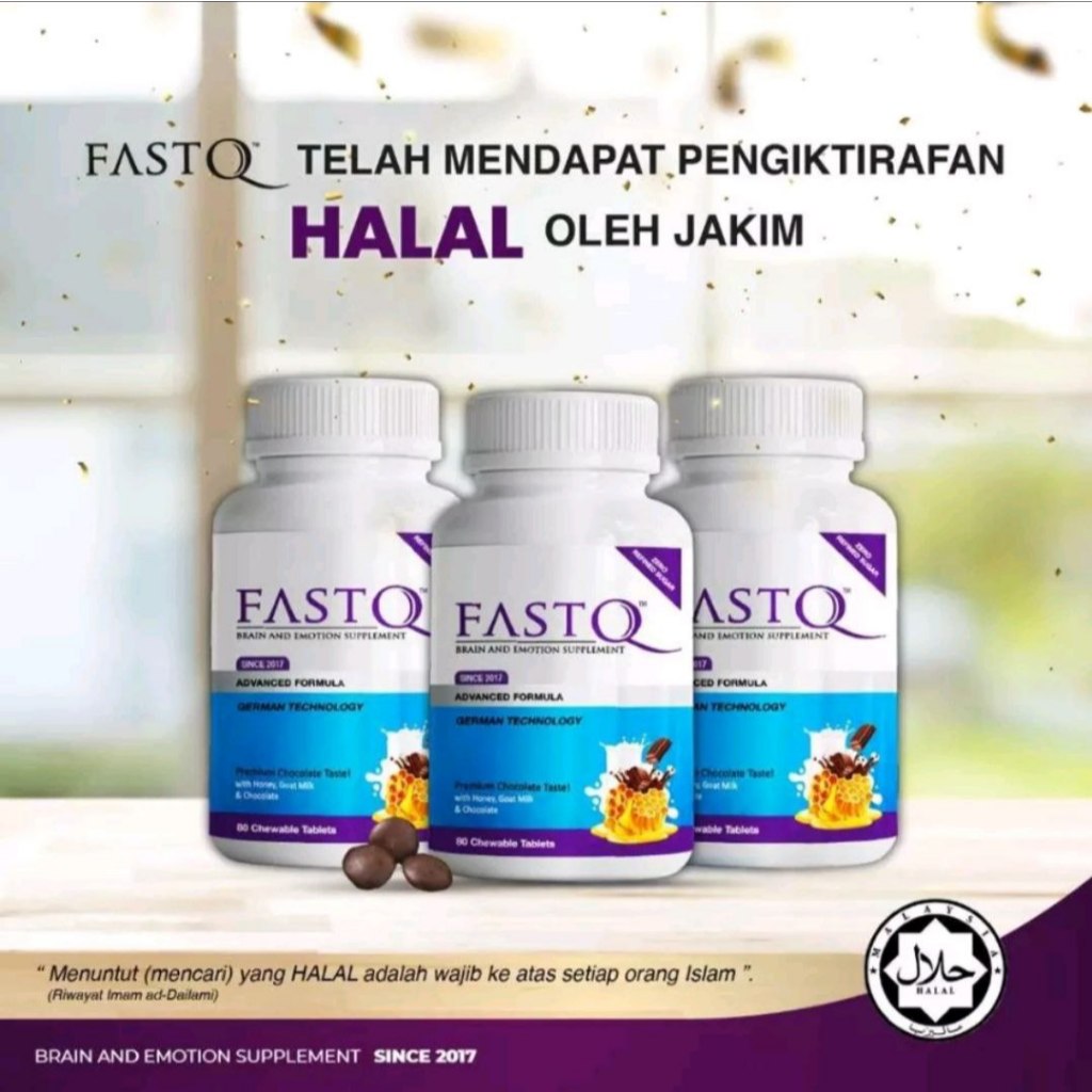 FAST Q ORIGINAL HQ-VITAMIN MINDA ANAK CERDAS IQ DAN EQ (TABLETS ...