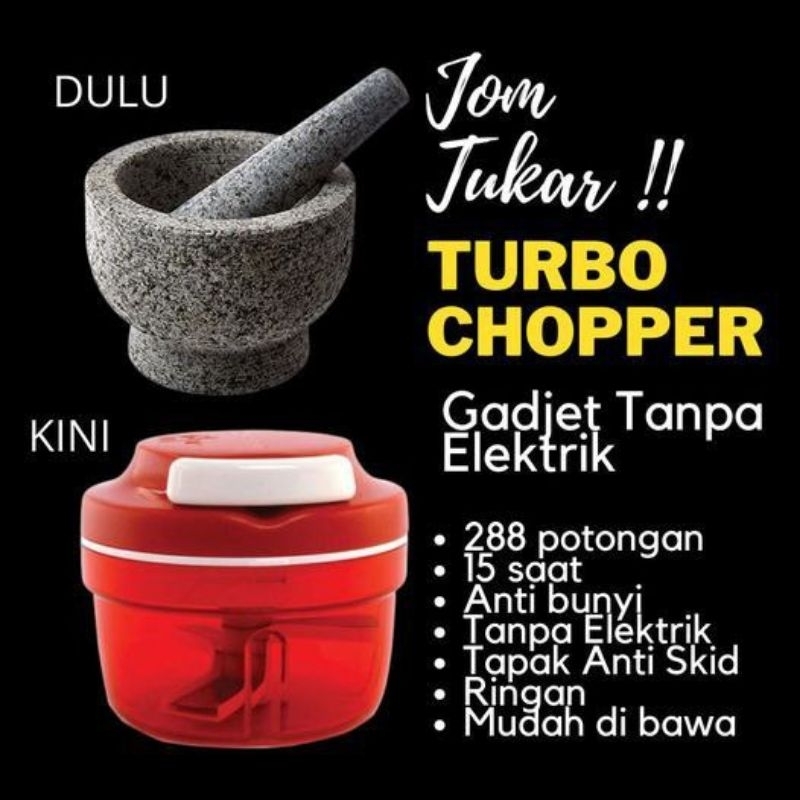 Turbo Chopper (1) 300ml | Shopee Malaysia