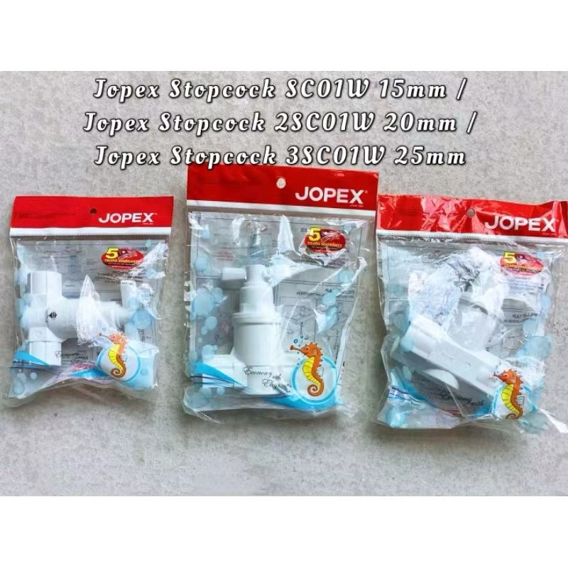 READY STOCK!!! Jopex Stopcock SC01W 15mm / Jopex Stopcock 2SC01W 20mm ...