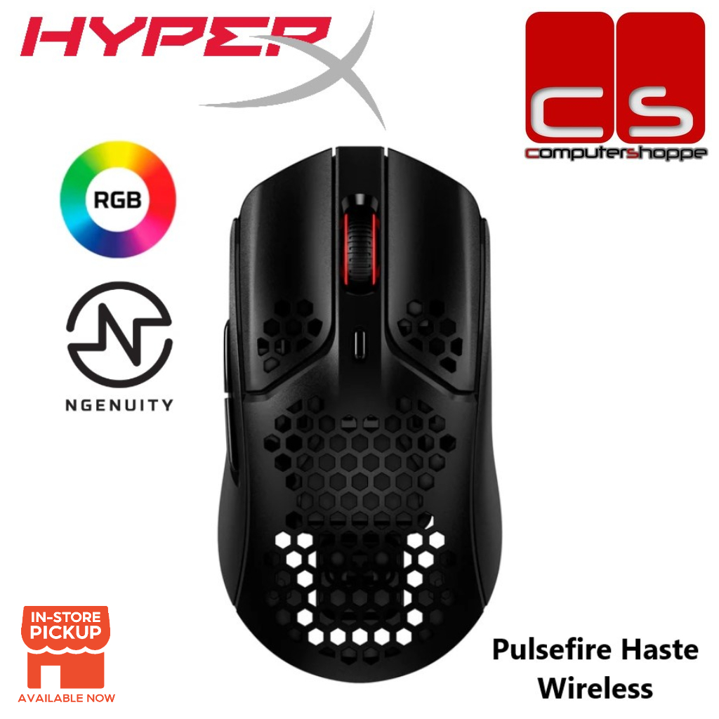 HyperX Pulsefire Haste Wireless Ultra-light Gaming Mouse - Black/White ...