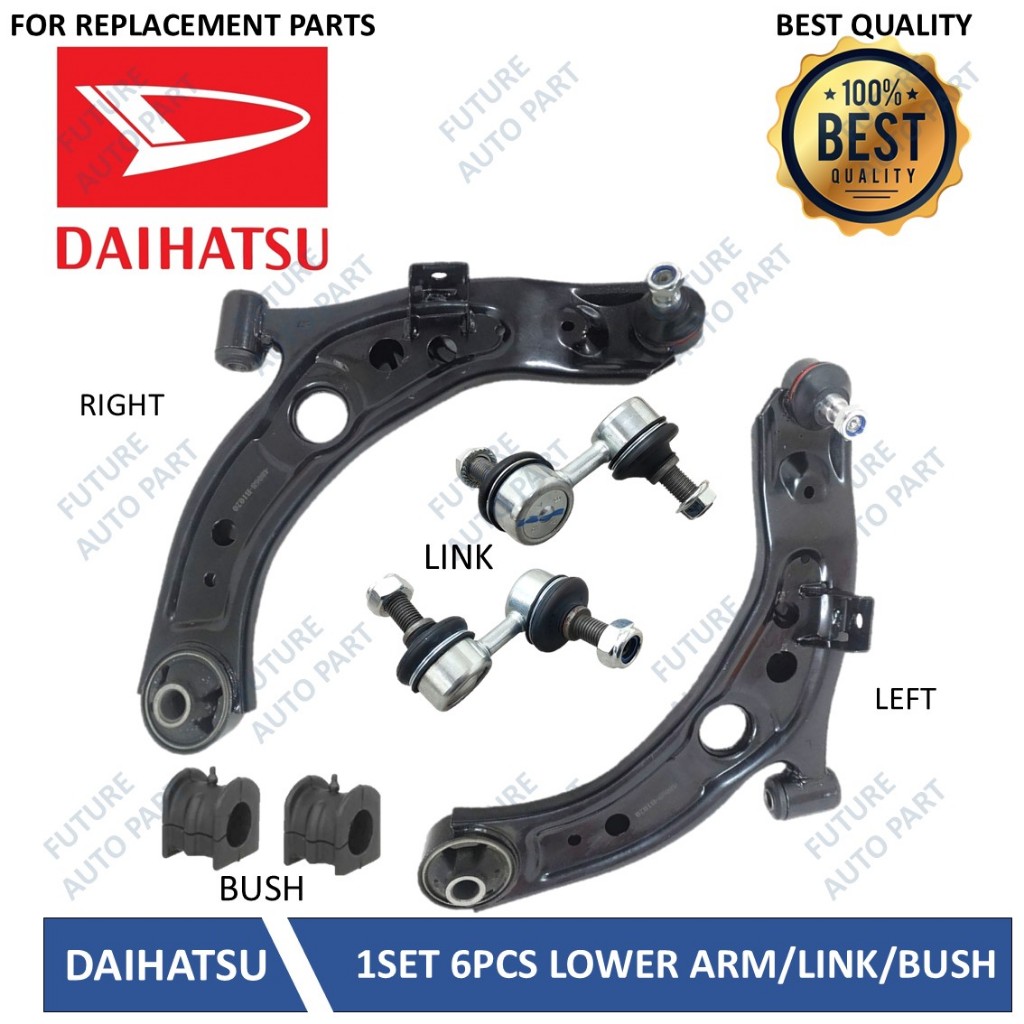 FRONT LOWER ARM / STABILIZER LINK / BUSH COMBO SET - PERDOUA MYVI (2005 ...