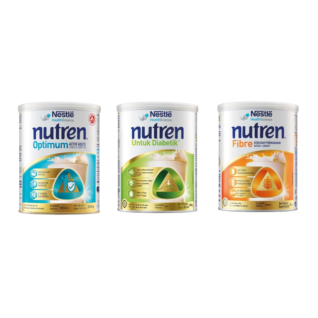 Nutren Active Adult Complete Nutrition / GlucoBalance / Fibre Complete ...