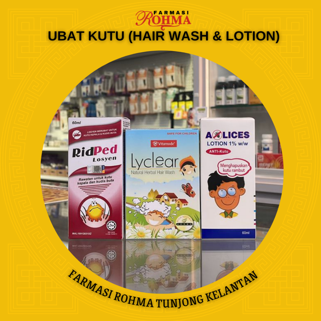 [🔥FARMASI ROHMA🔥] UBAT KUTU (SHAMPOO DAN LOTION) | Shopee Malaysia