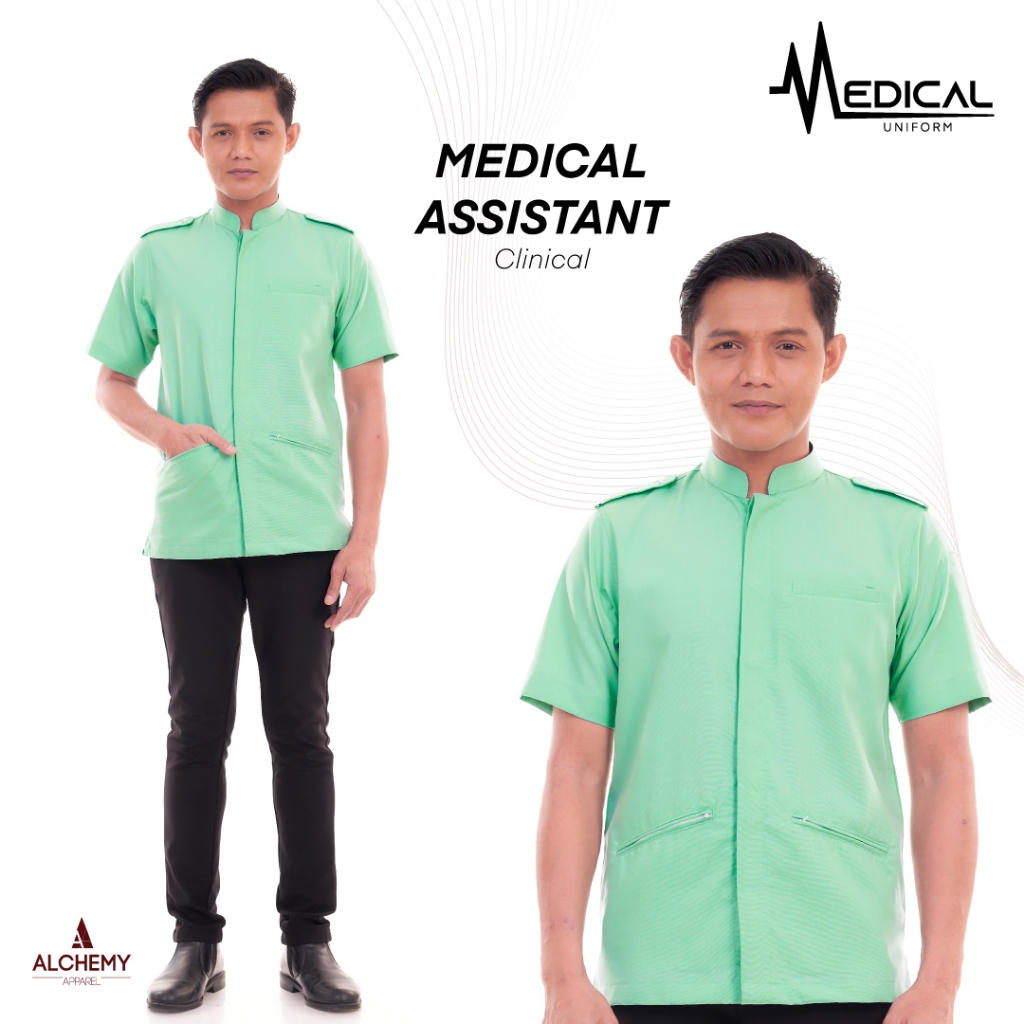 (BAJU MA) MEDICAL ASSISTANT CLINICAL UNIFORM - MEN | Shopee Malaysia