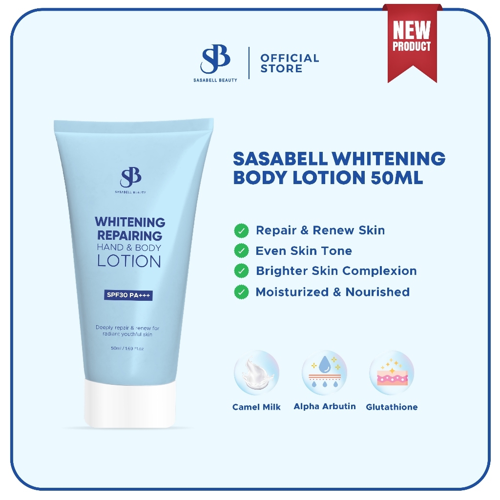 SASABELL [ORIGINAL] WHITENING HAND & BODY LOTION - READY STOCK | Shopee ...