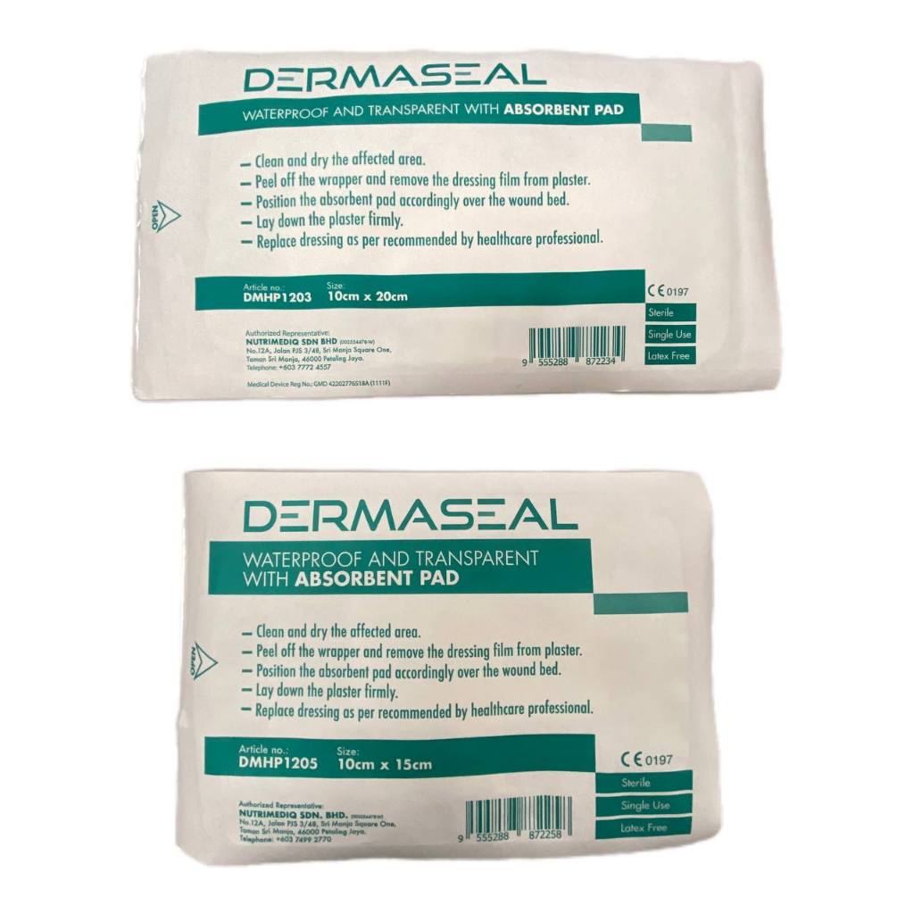 DERMASEAL WATERPROOF AND TRANSPARENT WITH ABSORBENT | Shopee Malaysia