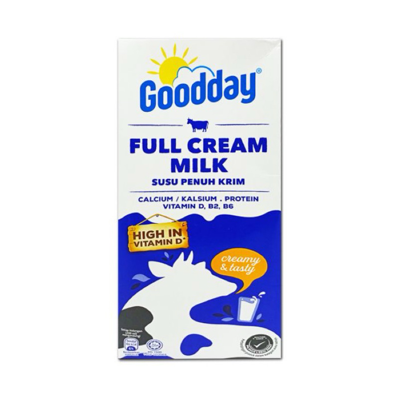 GOODDAY full cream milk UHT 1L | Shopee Malaysia