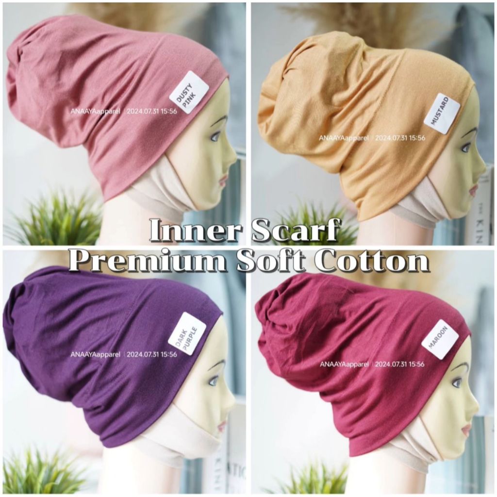 Malaysia Wardah Inner Scarf Premium Soft Cotton | Shopee Malaysia