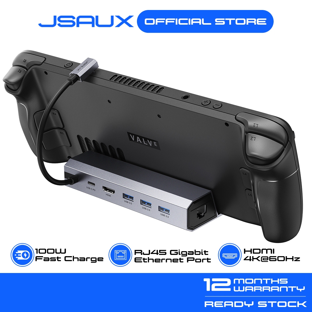 JSAUX HB0603 USB-C 6-in-1 Multifunction Adapter HDMI 2.0 4K@60Hz 100w ...