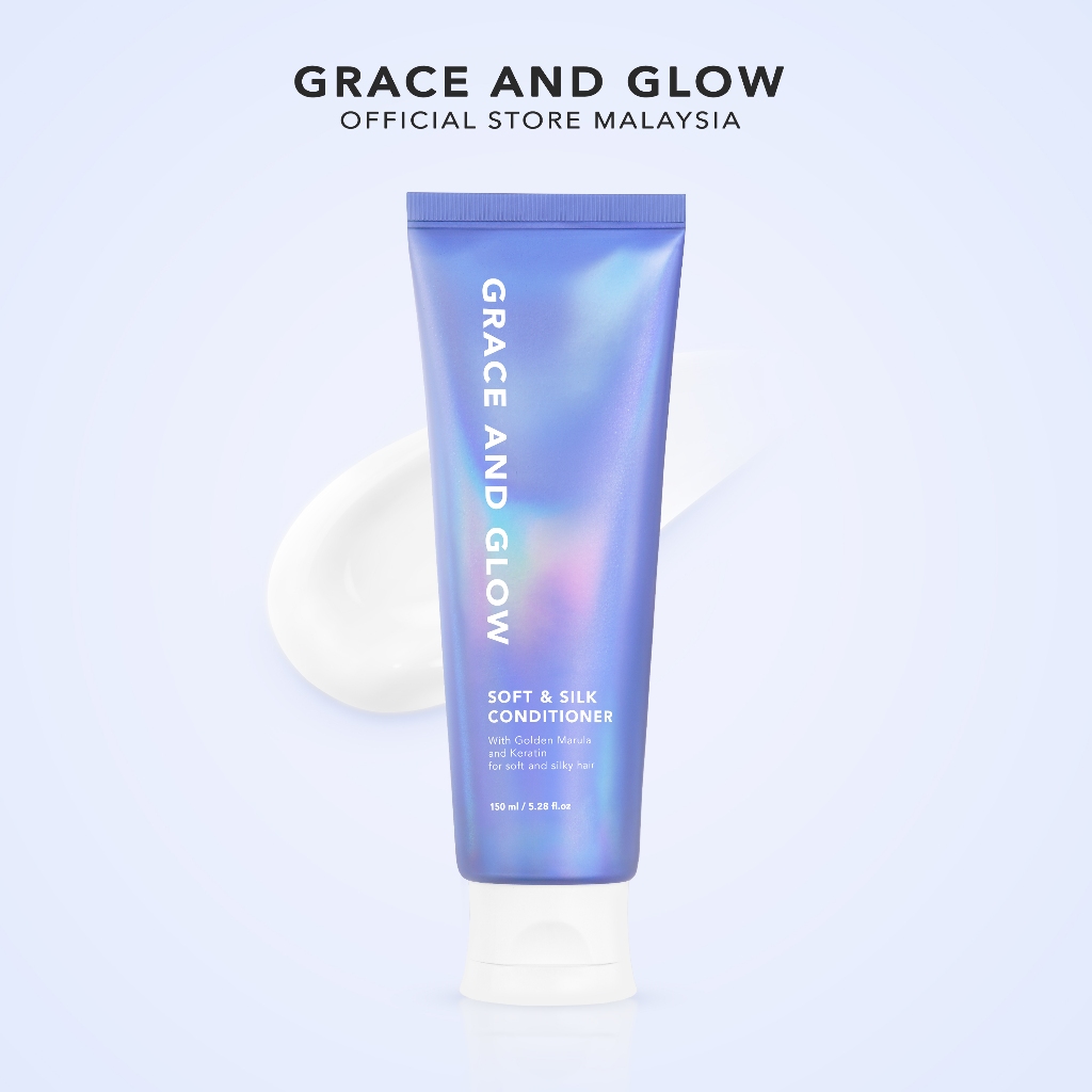 Grace and Glow New Product Soft & Silk Conditioner for Soft and Silky Hair with Golden Marula ...