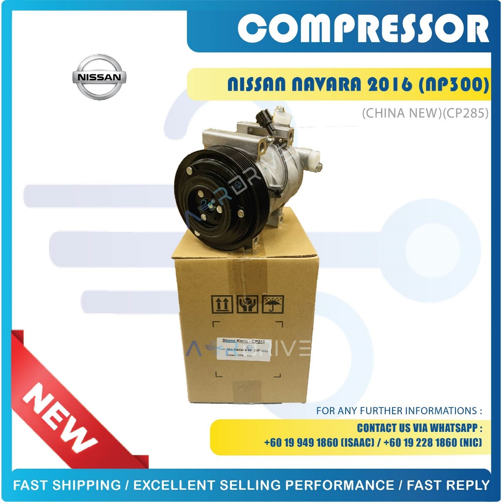 CHINA NEW NISSAN NAVARA NP300 2016 7PK 12V COMPRESSOR ( CP285 ) | Shopee Malaysia