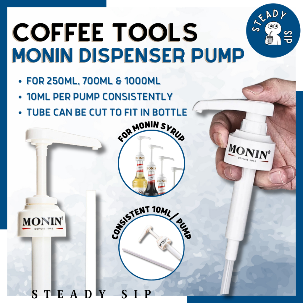 Steady Sip Monin Syrup Pump 700ml Original 1000ml Monin Pump Monin 10ml ...