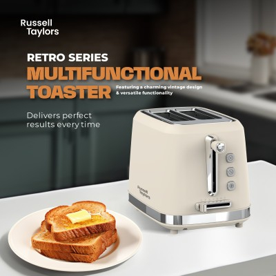 Russell Taylors Toaster RT-10 Creamy White / Pensonic Toaster 2 Slice ...