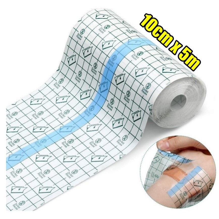 Waterproof Wound Tape 10cm x 5m Plaster Tattoo PU Film Adhesive Tattoo ...