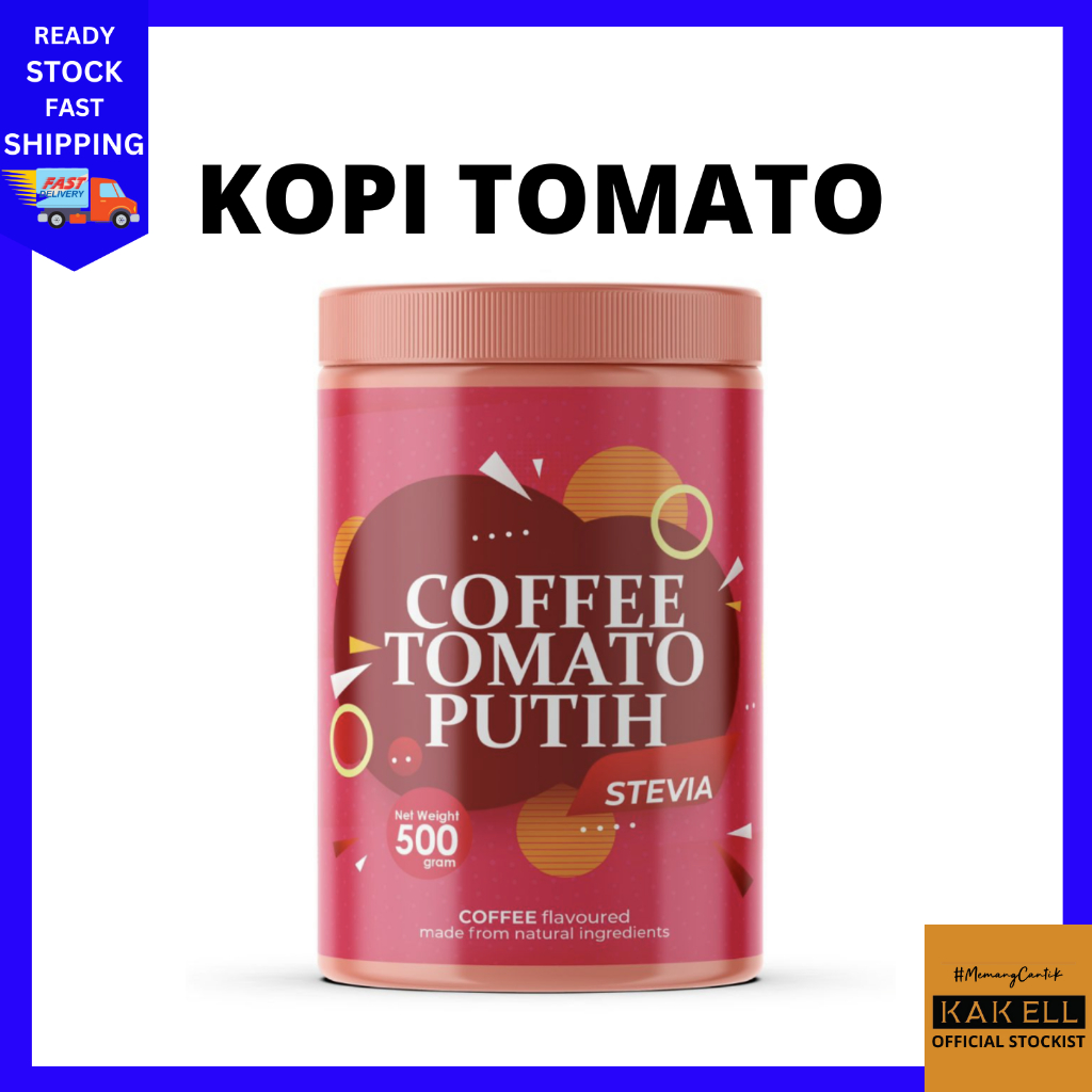 Kak Ell Kopi Tomato Putih 3in1 Stevia | Shopee Malaysia