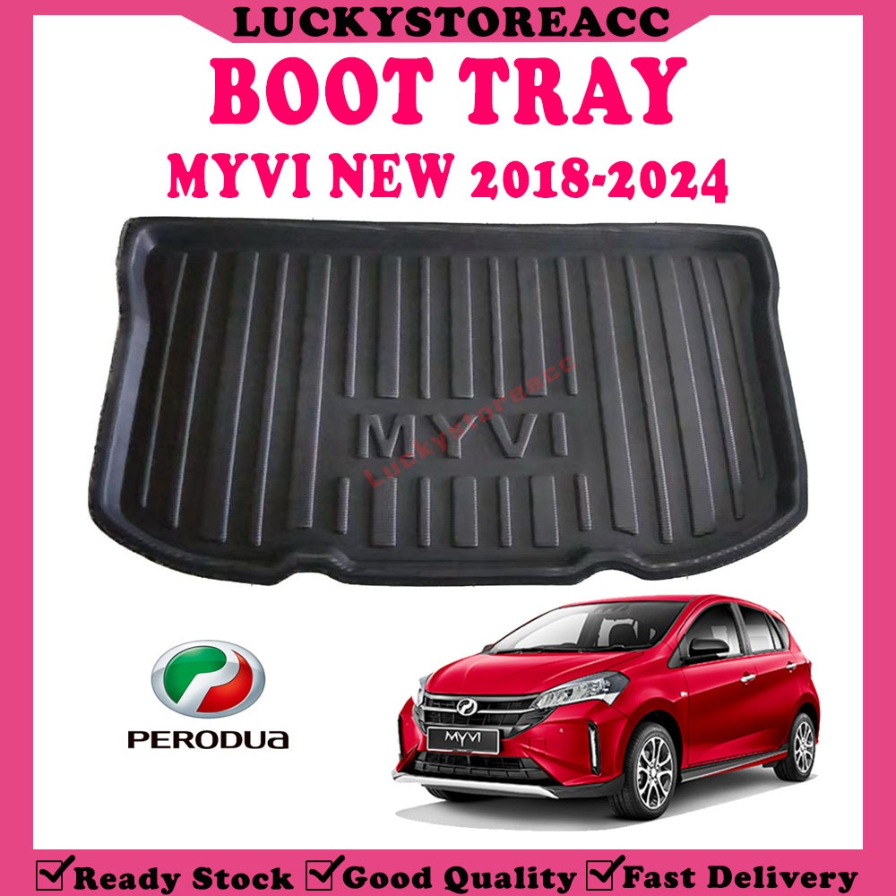 Perodua Myvi Baru Custom Fit OEM Car Rear Boot Tray Luggage Cargo Trunk ...