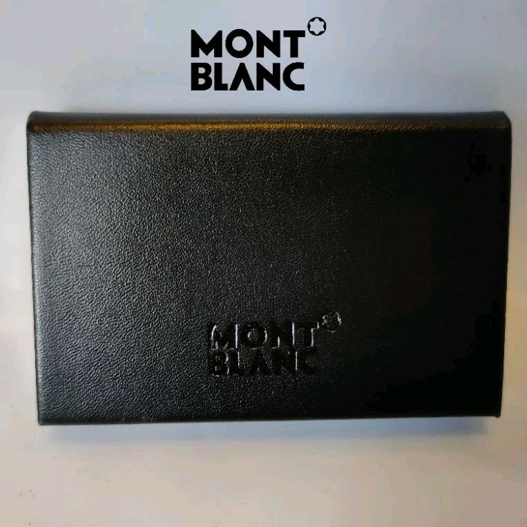 Mont Blanc stainless steel pu leather card business card name card case ...