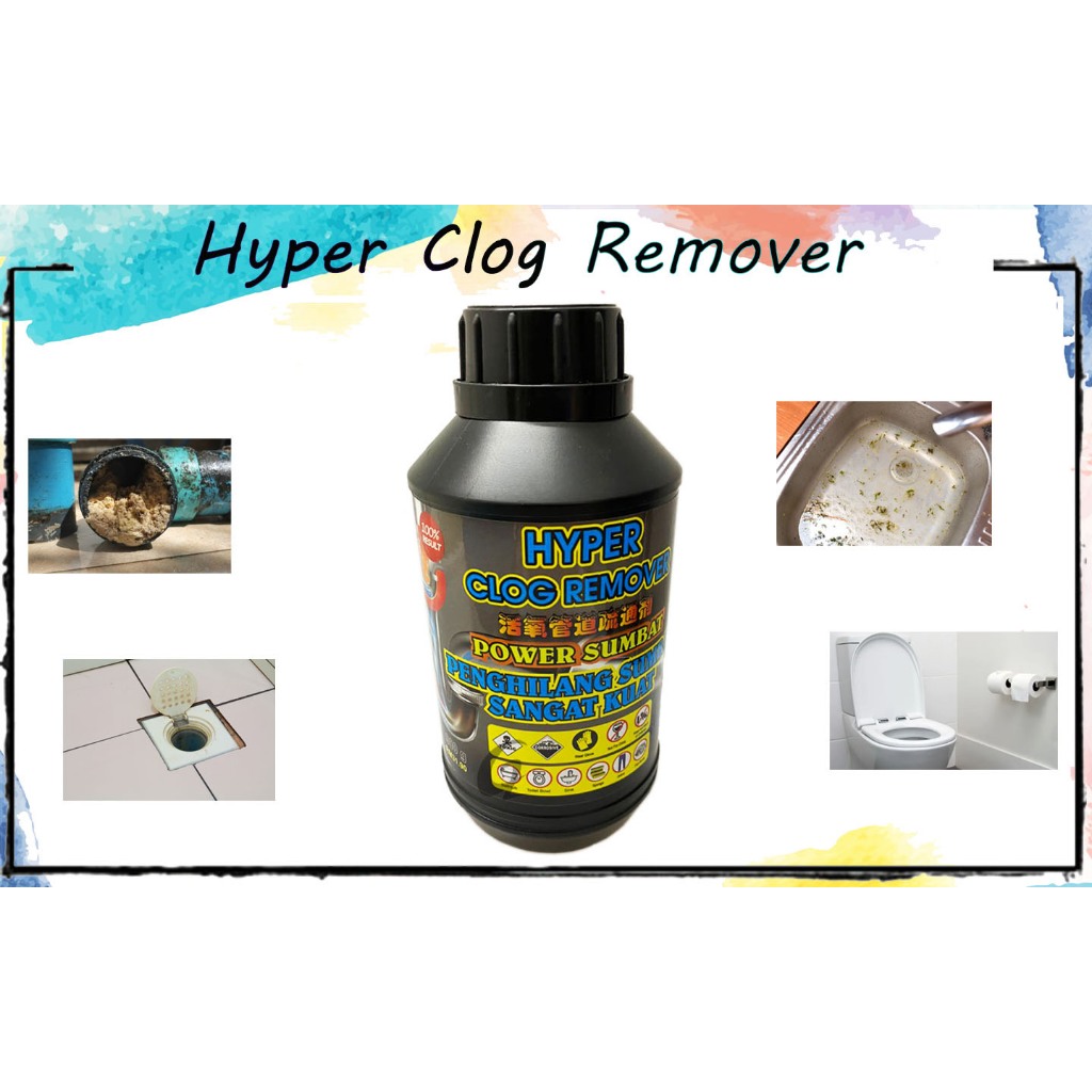 Heavy Duty Super Clog Remover Power Dissolver Sink Drain Cleaner Sumbat ...