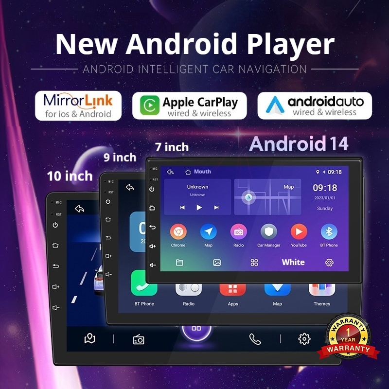 Android Player 10inch 8 Core 9 inch 6+64GB Carplay Myvi Axia Proton ...