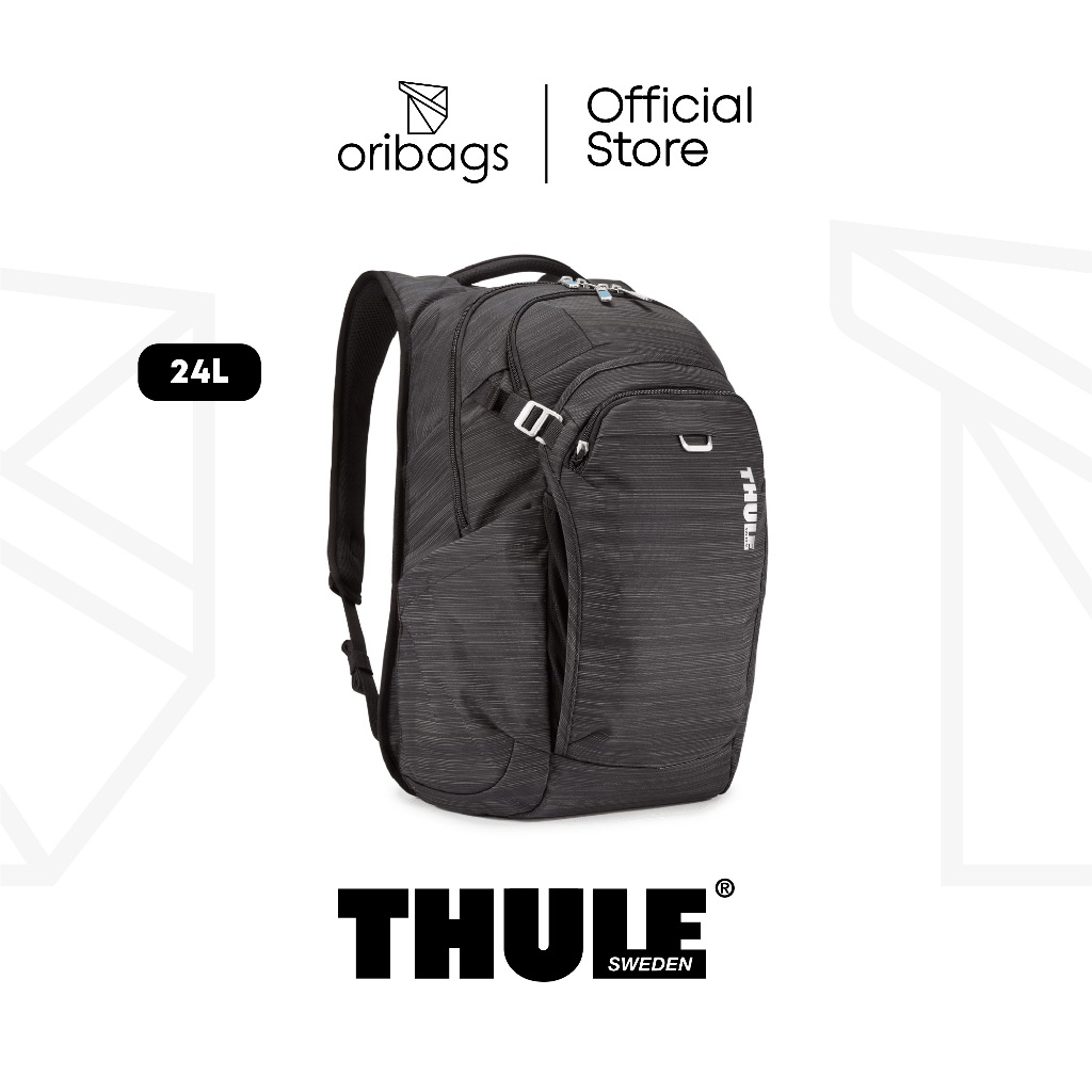 Thule Construct laptop backpack 24L - Black | Shopee Malaysia