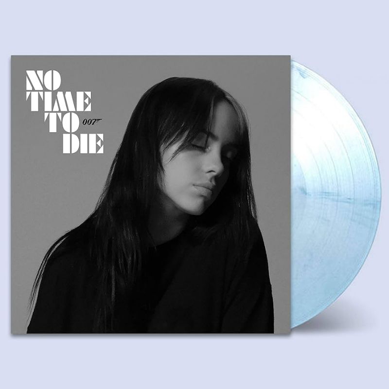 EP Billie Eilish - No Time To Die 7 inch. ICE BLUE VINYL RECORD REKOD ...