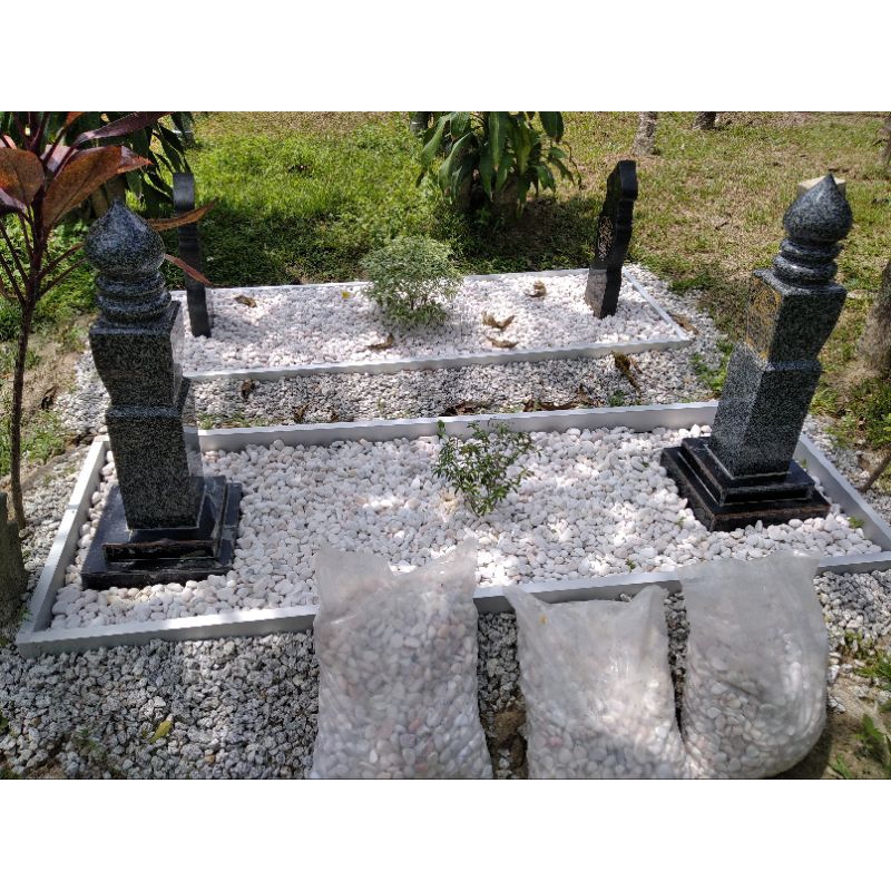Batu putih kecil Hiasan kubur lanskap Akuarium | Shopee Malaysia