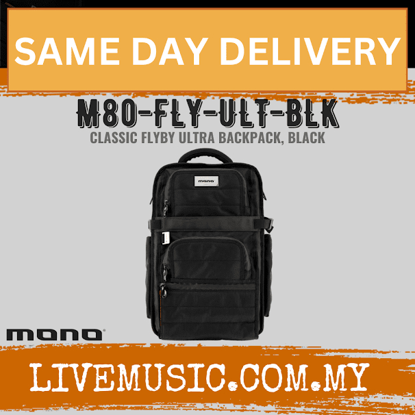 MONO Classic FlyBy Ultra Backpack - Black (M80-FLY-ULT-BLK) | Shopee ...