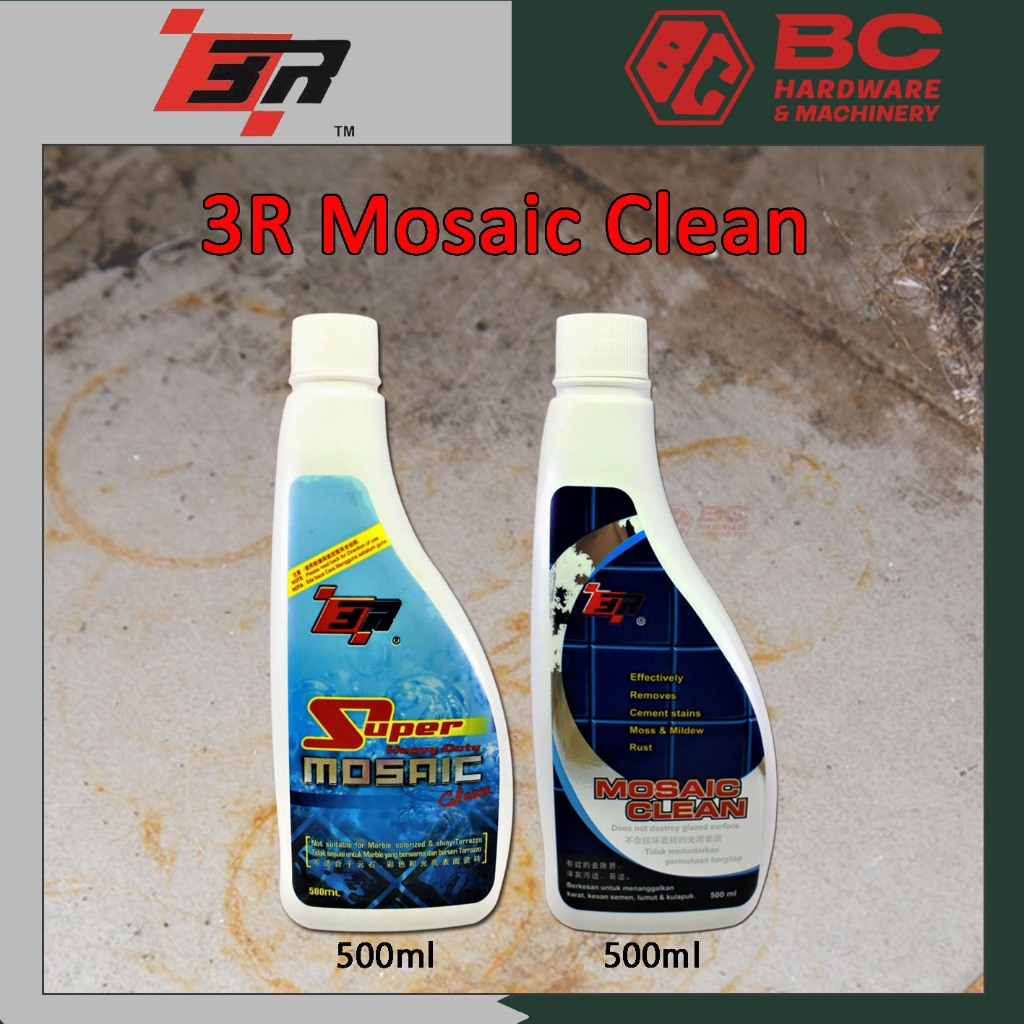 3R 500ml Mosaic Clean & 500ml Super Heavy Duty Mosaic Clean | Shopee ...