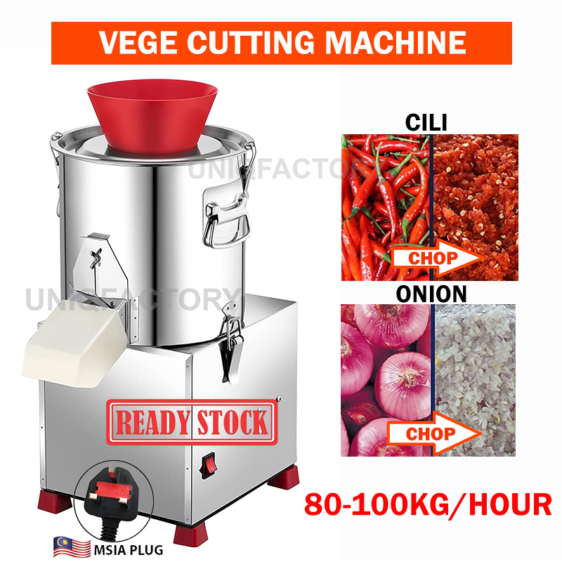 80-100KG/Hour Vegetable Cutting Machine Mesin Pengisar Kisar Bawang ...