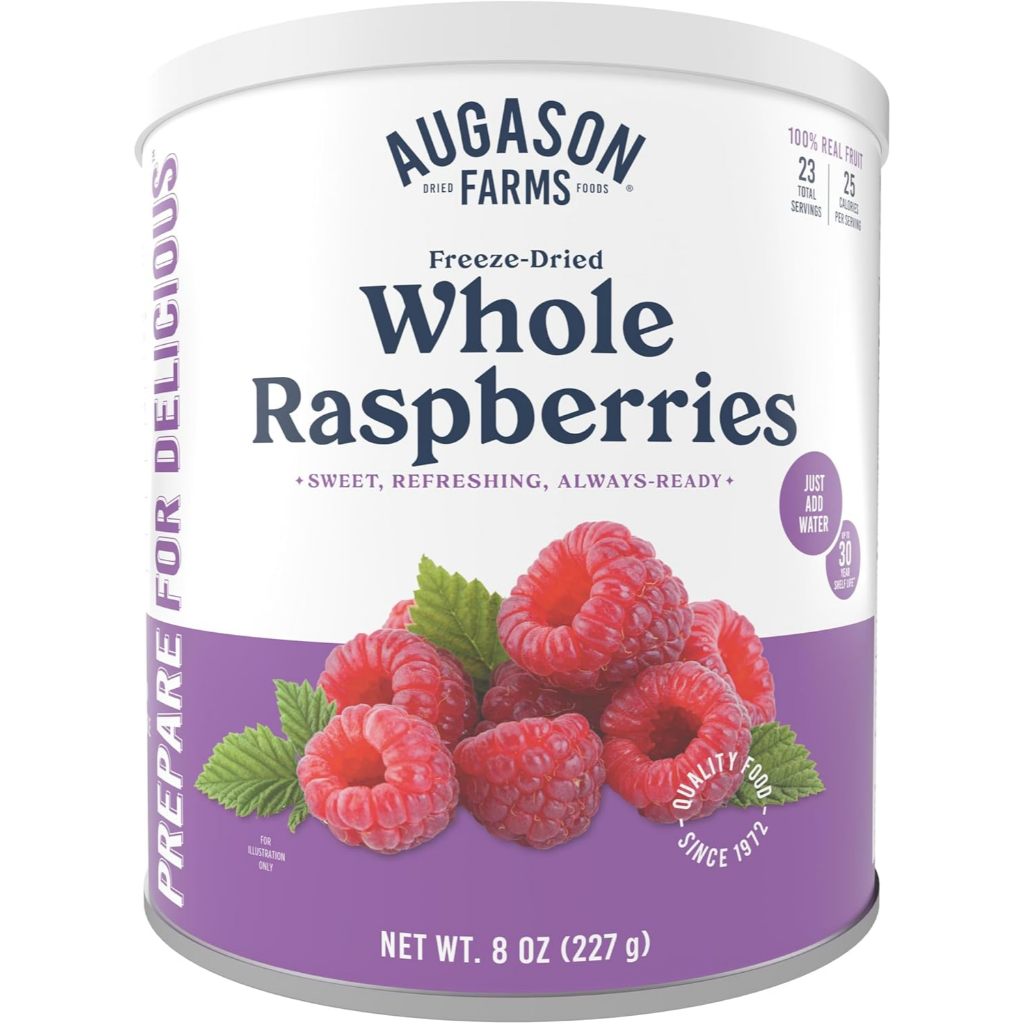 Augason Farms Freeze Dried Whole Raspberries (227g) | Shopee Malaysia