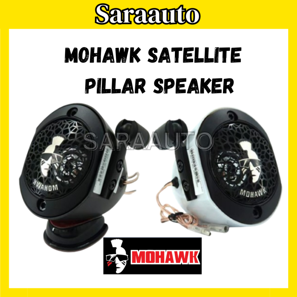 MOHAWK Car Audio Satellite Speaker Pillar Surface Mount Car Speaker ...