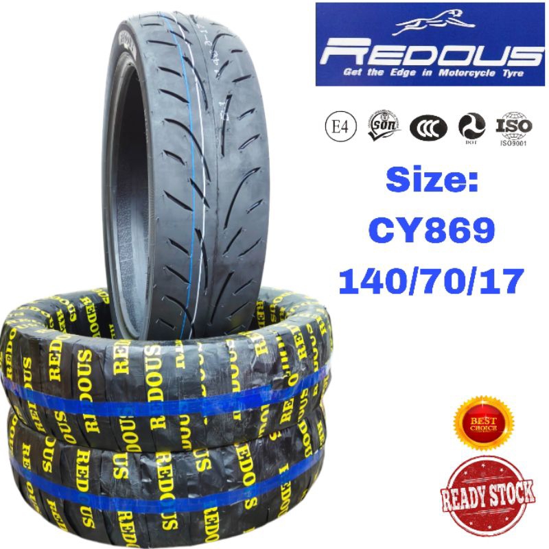 REDOUS CY869 MOTOR TAYAR 140/70/17 YAMAHA HONDA SUZUKI MODENAS WMOTO ...