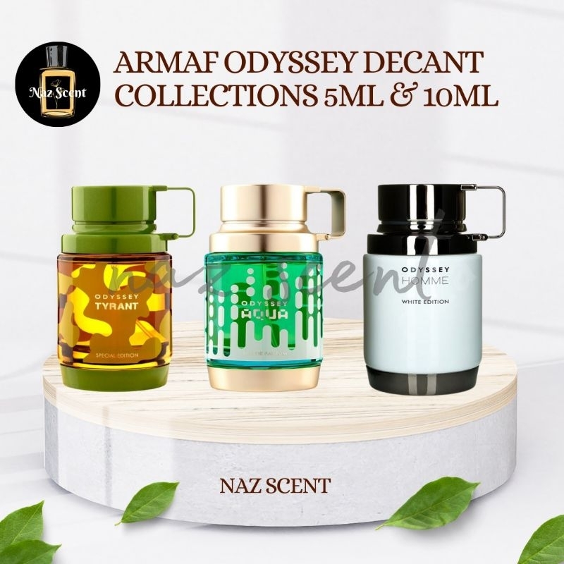 Armaf Odyssey Decant Collections ( Tyrant / Aqua Edition / White ...