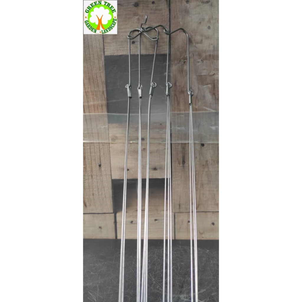Three-legged Orchid Hanger Wire / Dawai Penyangkut Orkid Pen Kaki 3 ...