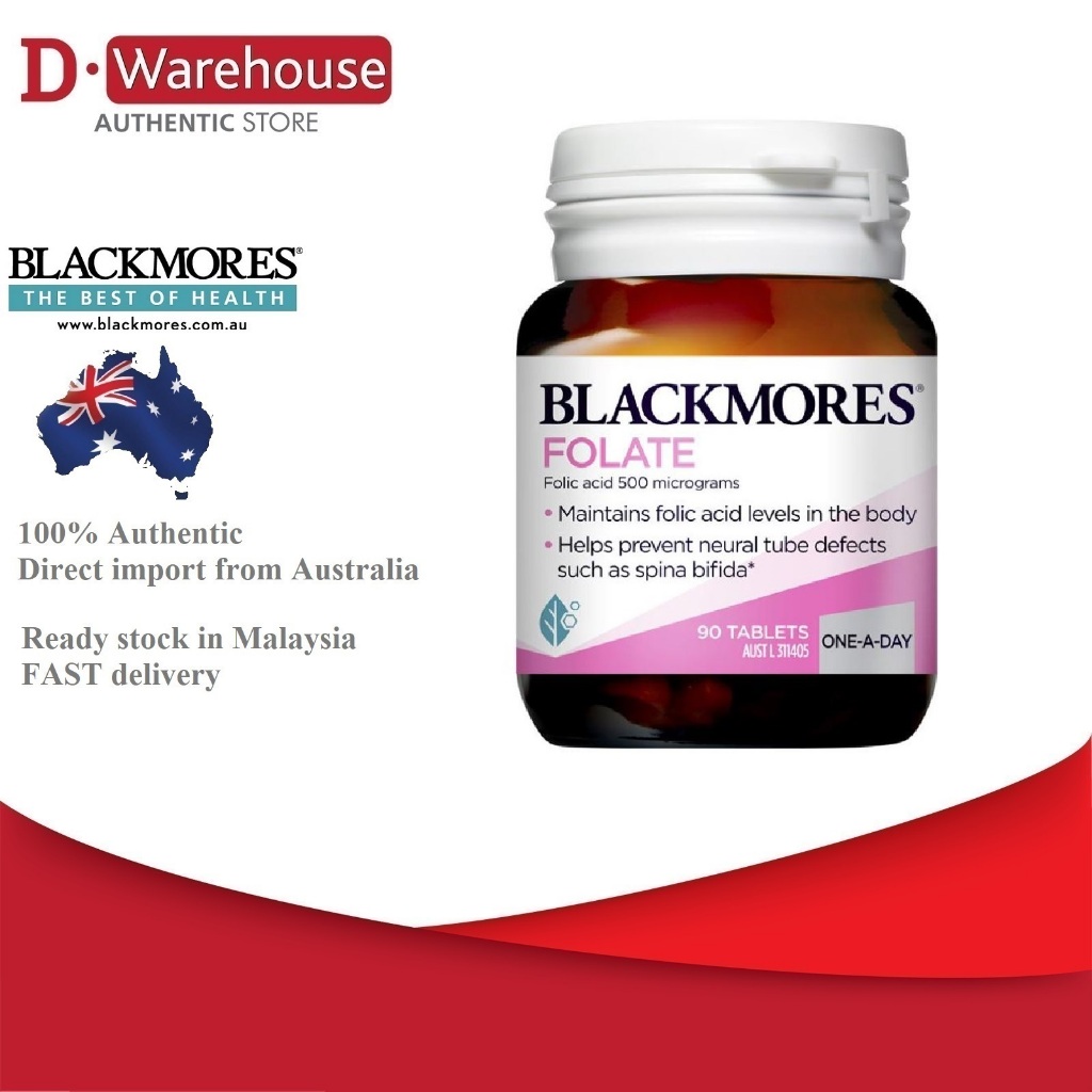 Blackmores Folate 500mcg (90 tablets) | Shopee Malaysia
