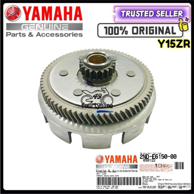 100% ORIGINAL VIETNAM Y15 Y15ZR CLUTCH PRIMARY DRIVEN GEAR CLUTCH GEAR SET MANGKUK CLUTCH 2ND ...
