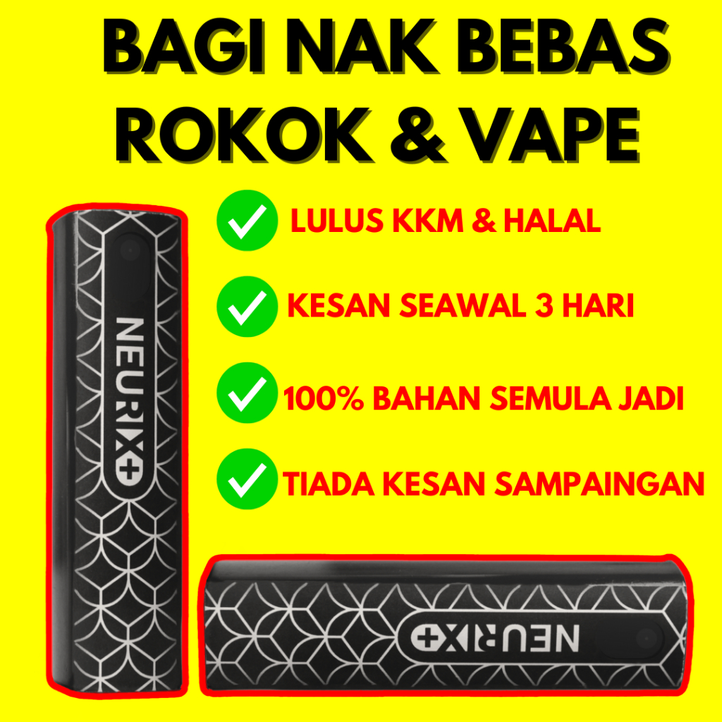 NEURIX PLUS : UNTUK HILANGKAN KETAGIHAN MEROKOK | Shopee Malaysia
