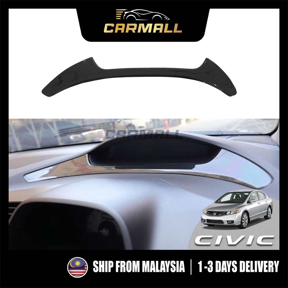 Honda Civic FD 8th Interior Decoration Speed Meter Panel Carbon For ...