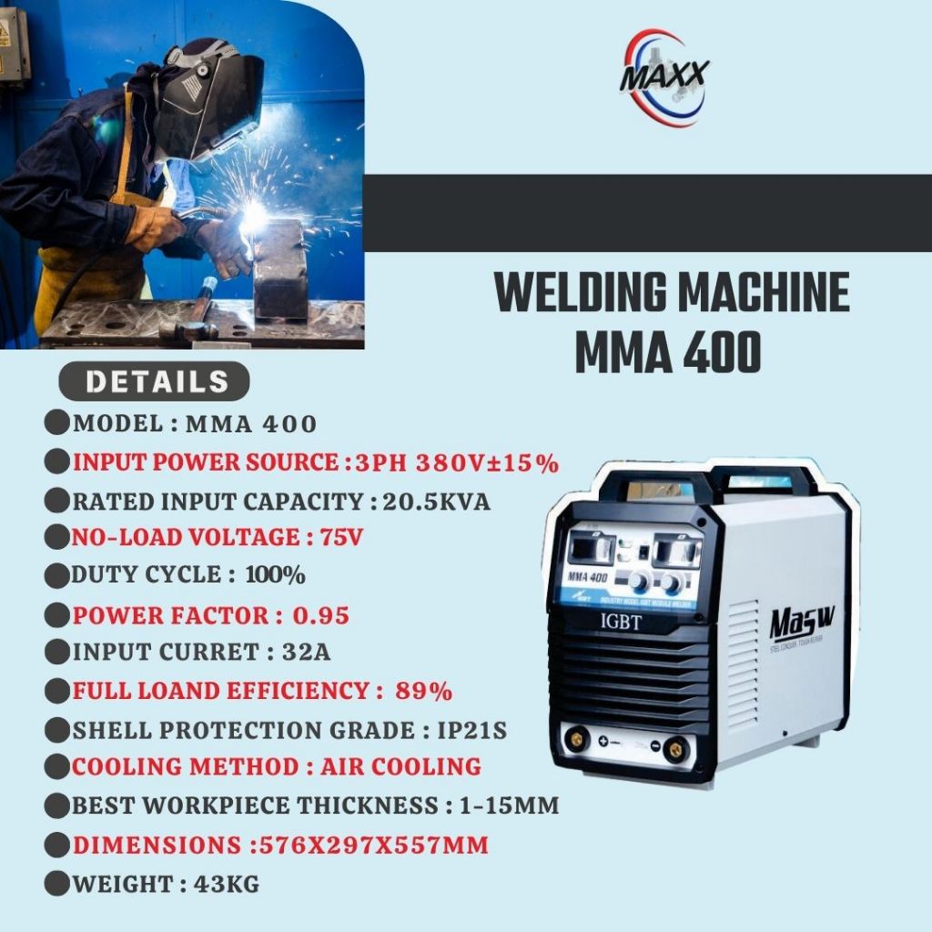 WELDING MACHINE MMA 400 (MASW) | Shopee Malaysia