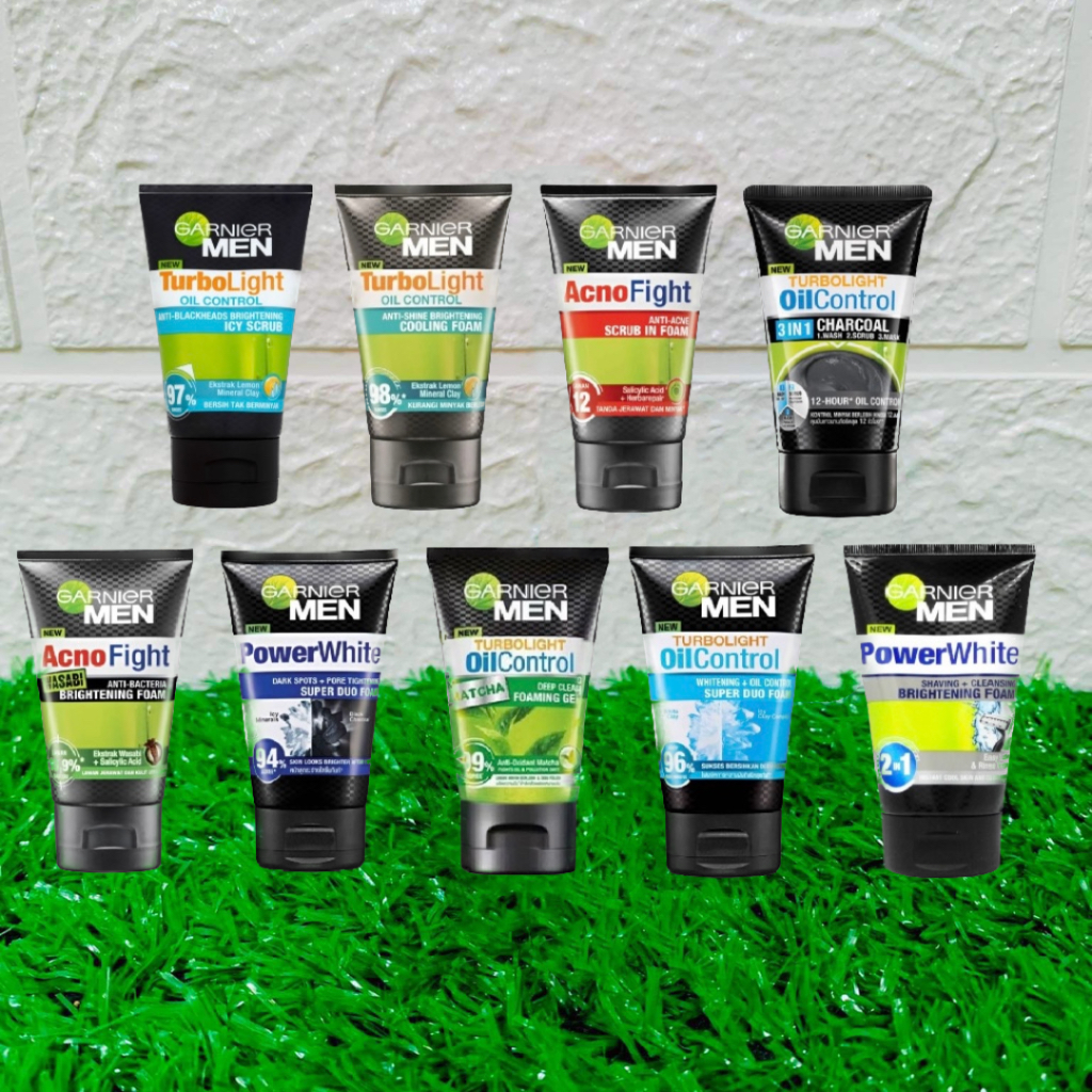 GARNIER MEN FACE WASH CLEANSER (100ml) | Shopee Malaysia