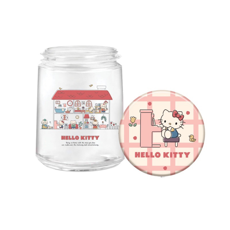 Hello Kitty Glass Container 凯蒂猫玻璃瓶 密封罐 | Shopee Malaysia