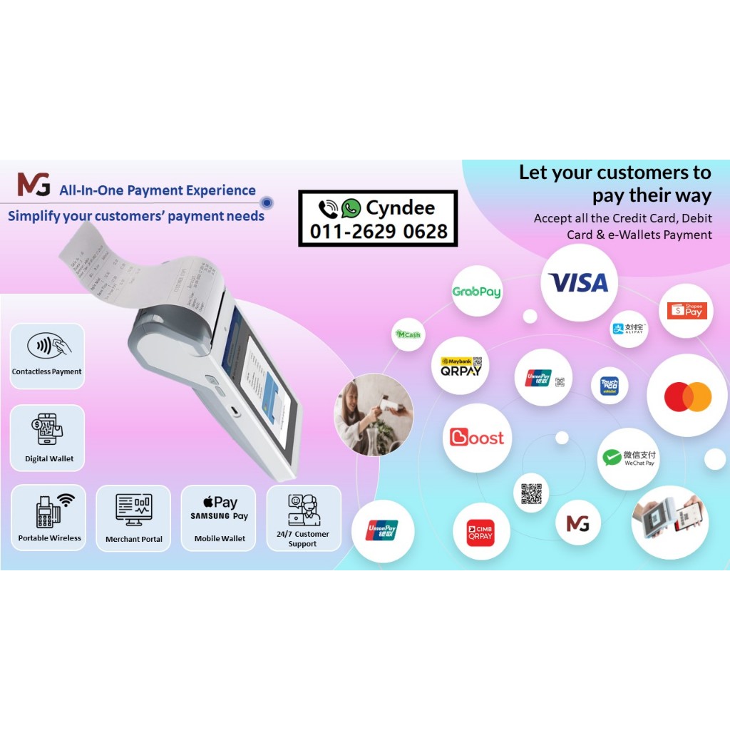 Optimize Your Payment System with All-In-One Wireless Visa/Mastercard & e-Wallets Digital ...