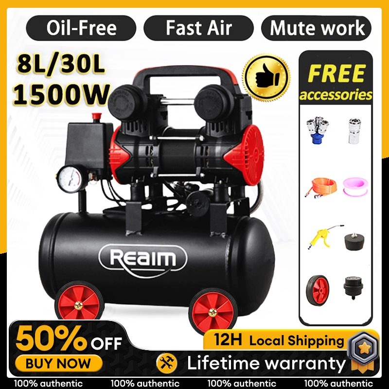 New Model Air Compressor Oil Free1500W Silent Type Heavy duty ...